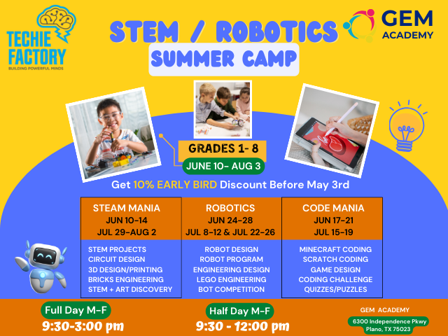 Summer Camp 2024 - STEM