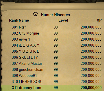 👑Dreamy Hunting👑| Restocking | Task system | All birds | Chinchompas ...