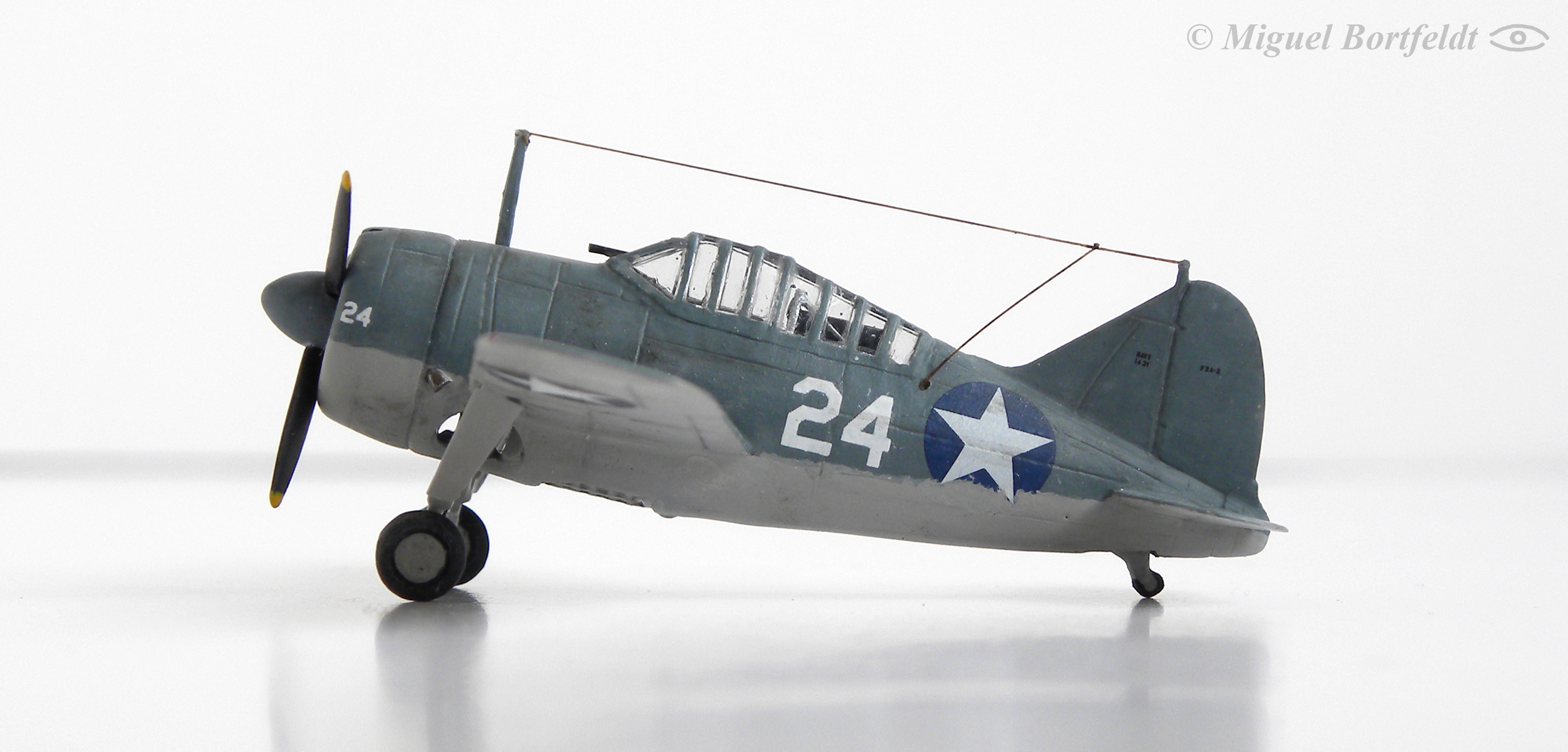Brewster F2A-2 Buffalo - US Navy trainer - Ready for Inspection ...