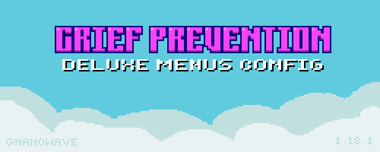 Grief Prevention Deluxe Menus Config | BuiltByBit