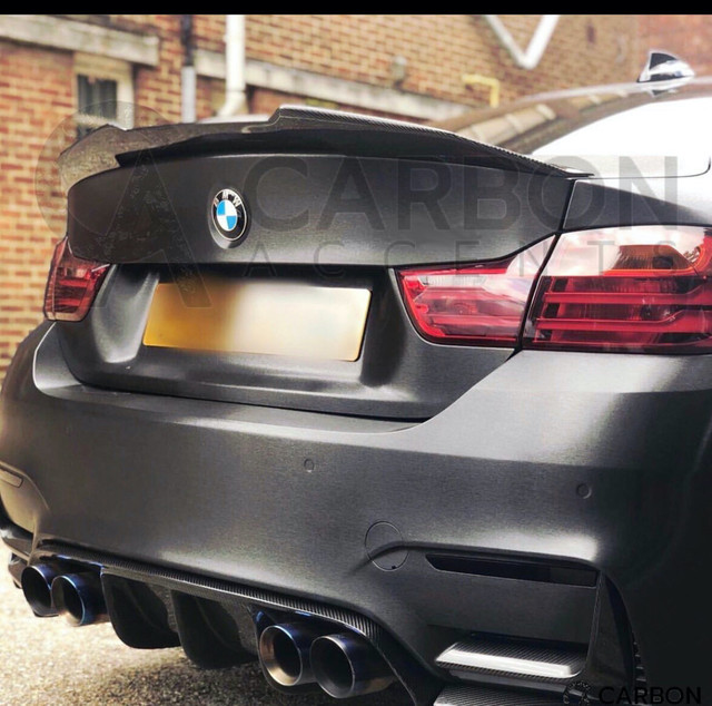 BMW 4 Series F32 | High Kick PSM M Style Real Carbon Fiber Fibre Rear ...