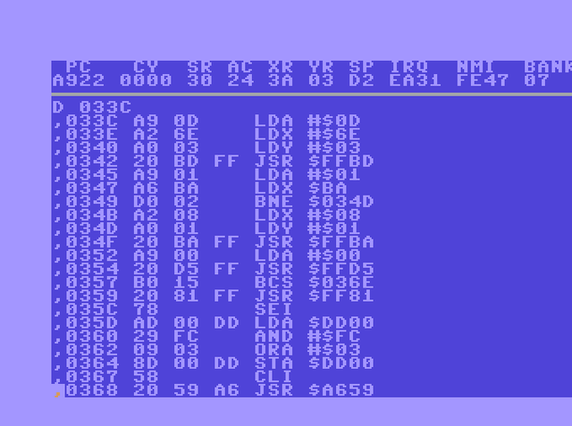 Help : Loading Basic file via 6502 - Commodore 64 - Lemon64 - Commodore 64