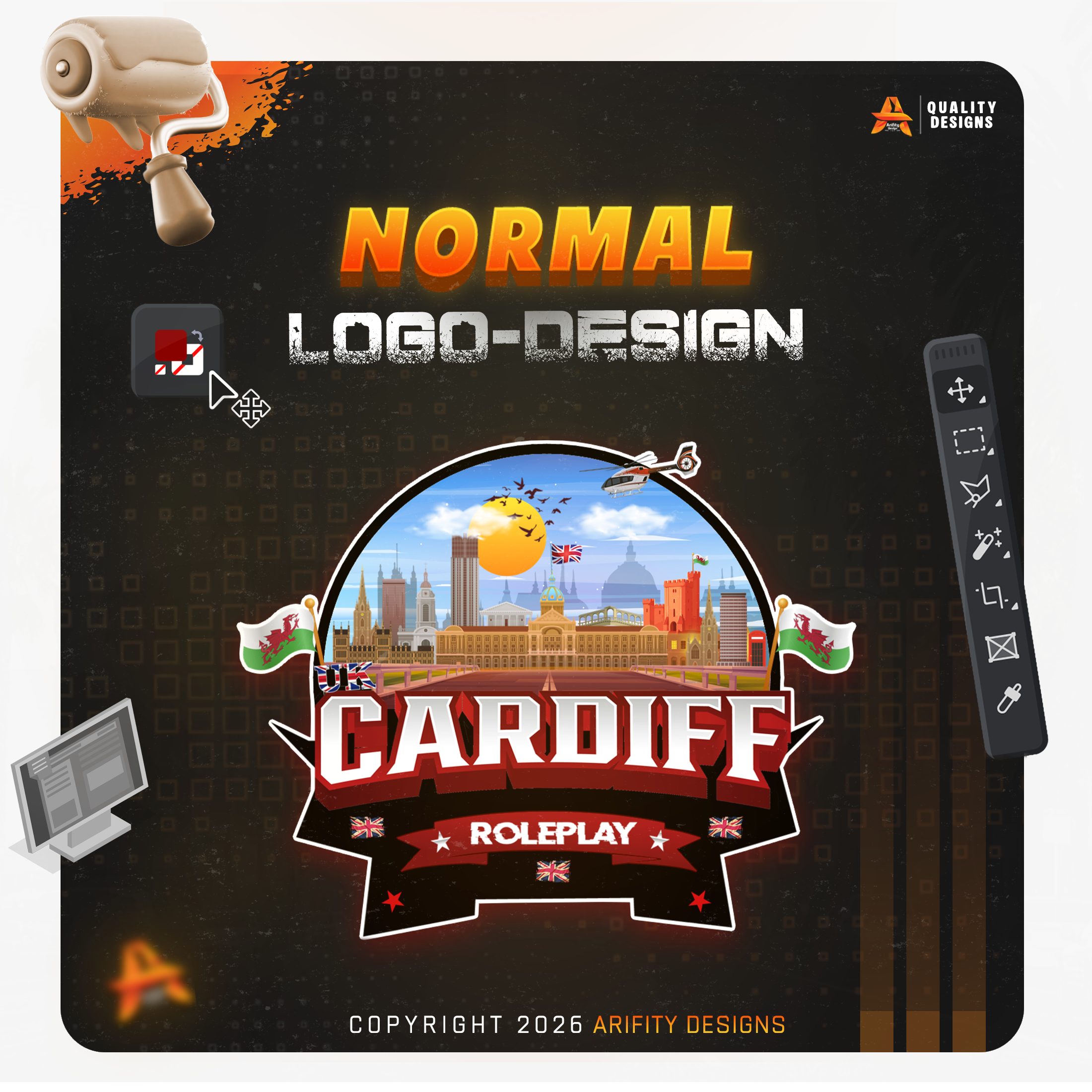 Normal logo design hosted at ImgBB — ImgBB