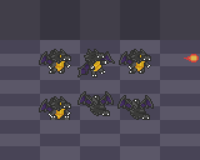 2D Pixel Art Elder Dragon Hatchling by Elthen's Pixel Art Shop