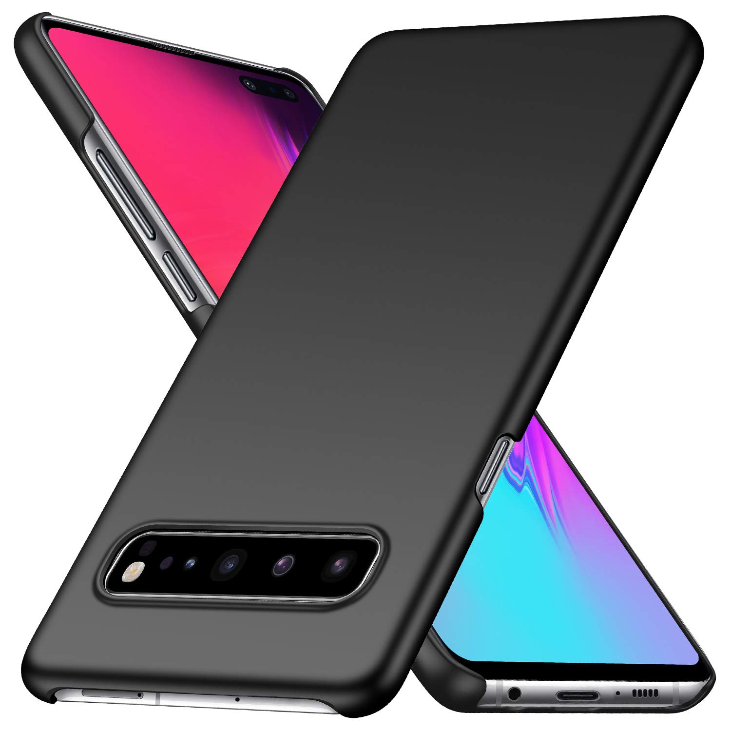 For Samsung Galaxy S10 5G Case Ultra Slim Hard Back Cover - Matte Black ...