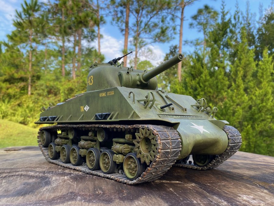 Tamiya 56001 M4 Sherman - Big Rigs and Scale Armour - Tamiyaclub.com