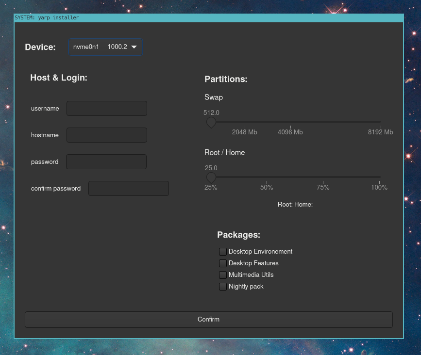 GitHub - DO2-Momo/yarp: Arch Linux installer written in Rust. · GitHub