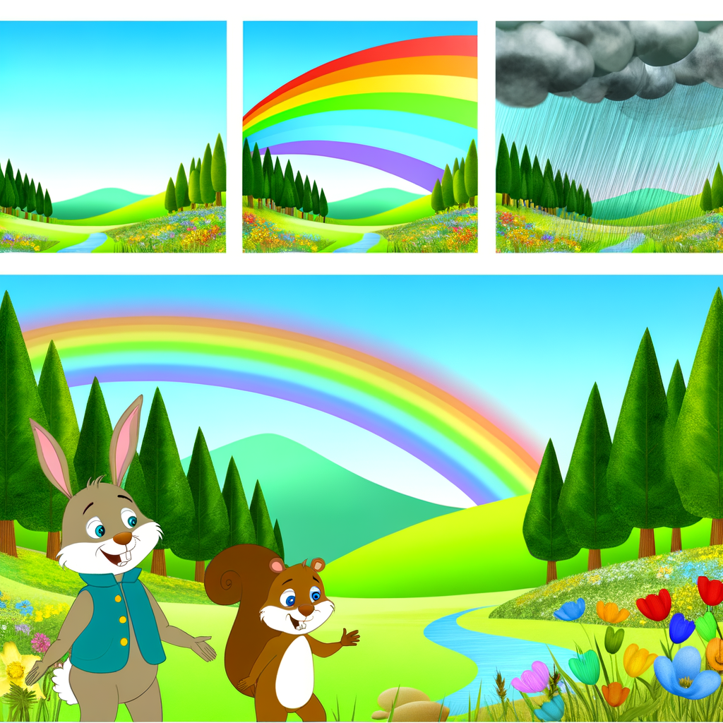 Rabbit's Rainbow Run - Free Bedtime Fairy Tales