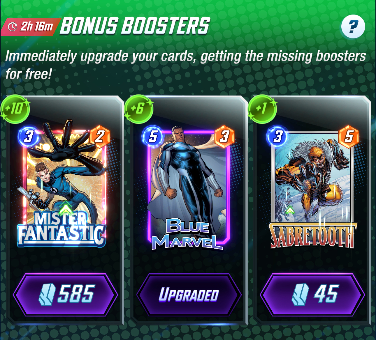 PSA: Two Tricks to Maximize the New Fast Upgrade : r/MarvelSnap