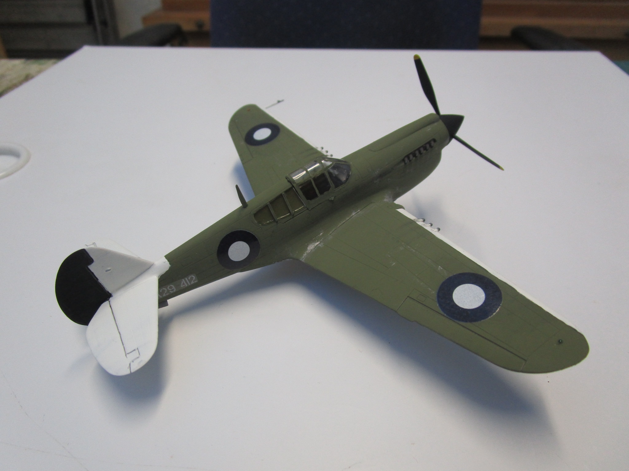 Curtiss Kittyhawk Mk III 5 Sq RAAF. Piva North, Bougainville September ...