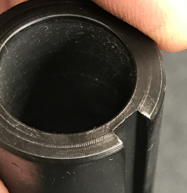 Mistaking buffer damage for retaining pin issue > Troubleshooting ...