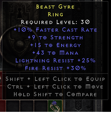 Amazing Caster Ring - Topic - d2jsp