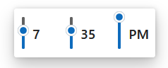 Time Picker with slider | Power Apps Tools