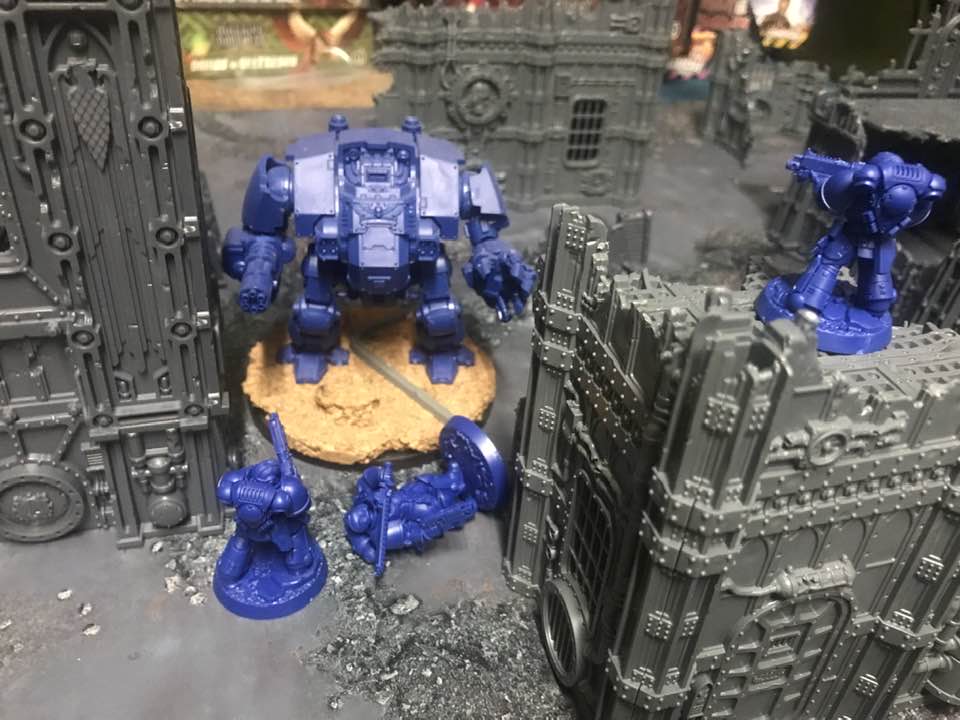 Hellbrute Boss Fight for the Lt. Titus Mission Pack | Warhammer 40,000 ...