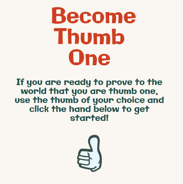 GitHub - braxtonlemmon/become-thumb-one