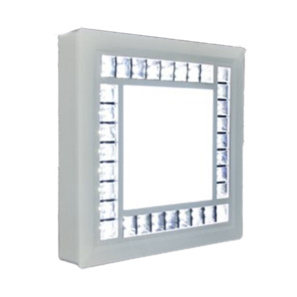 Mora Crystal Outside Square Panel Light, Warm Light | Bnaia