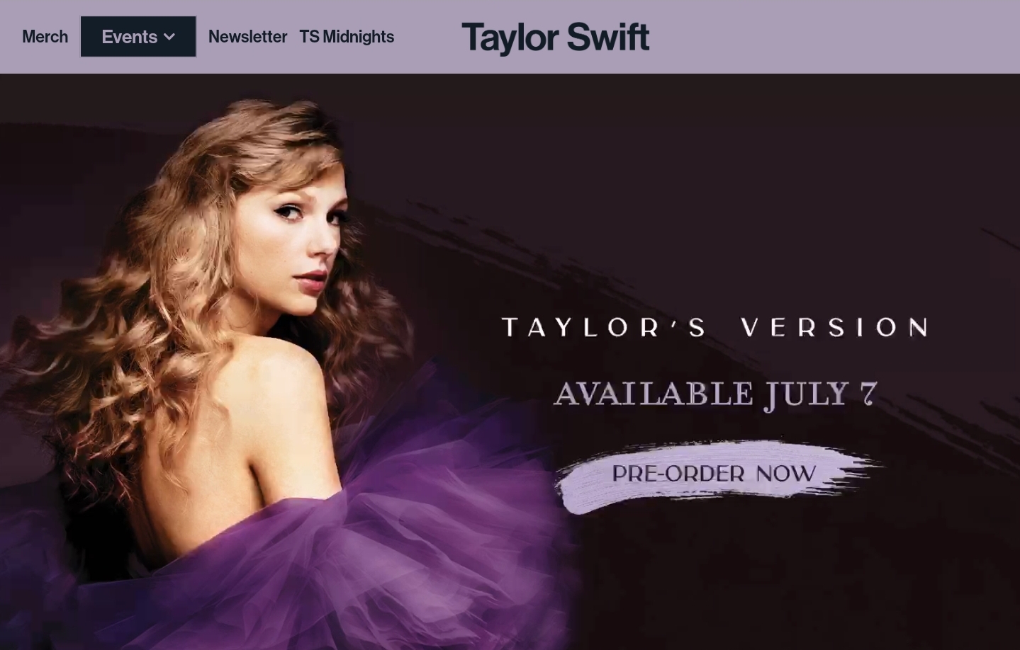 Taylor's official website is now password secured (update:unlocked) - Music News - BreatheHeavy ...