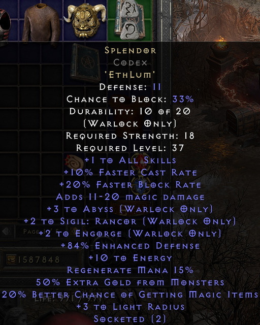 +4 Abyss Book (pentagram Gfx) With Extra Mods - Topic - d2jsp