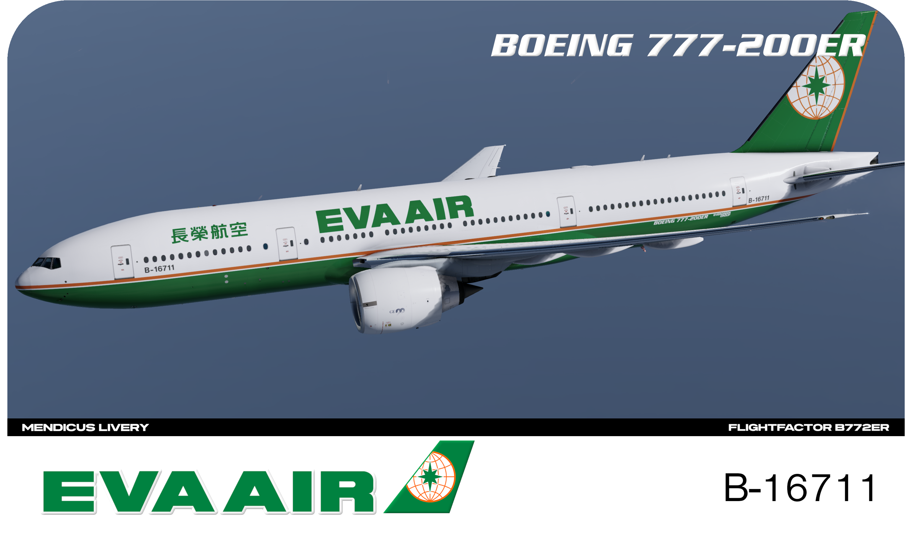 FF 777-200ERv2 *** EVA AIR B-16711 *** - FF 777 Ultimate - X-Plane.Org ...