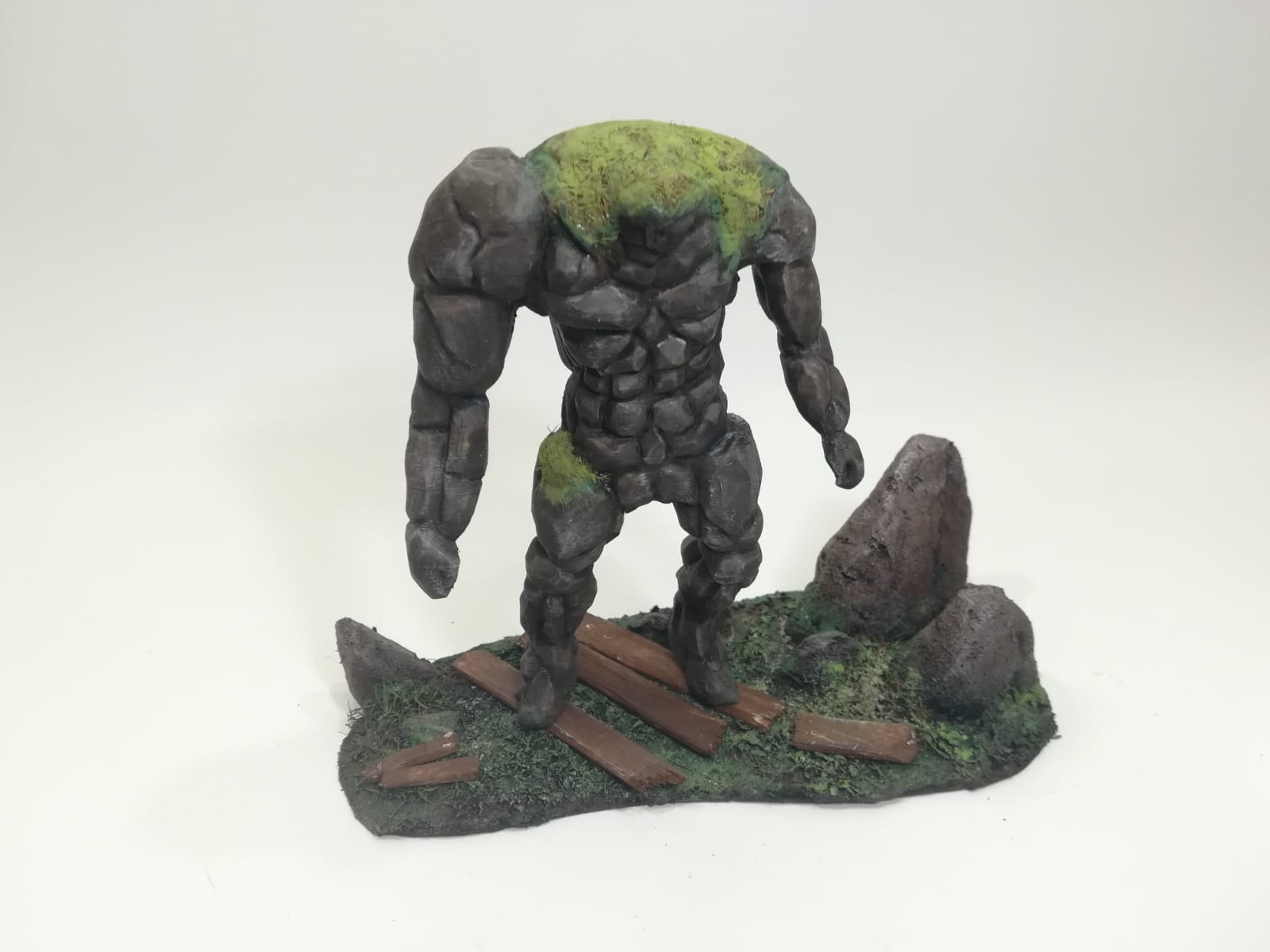 Digitally Sculpted and 3D Printed Stone Golem - Media - KO4Life