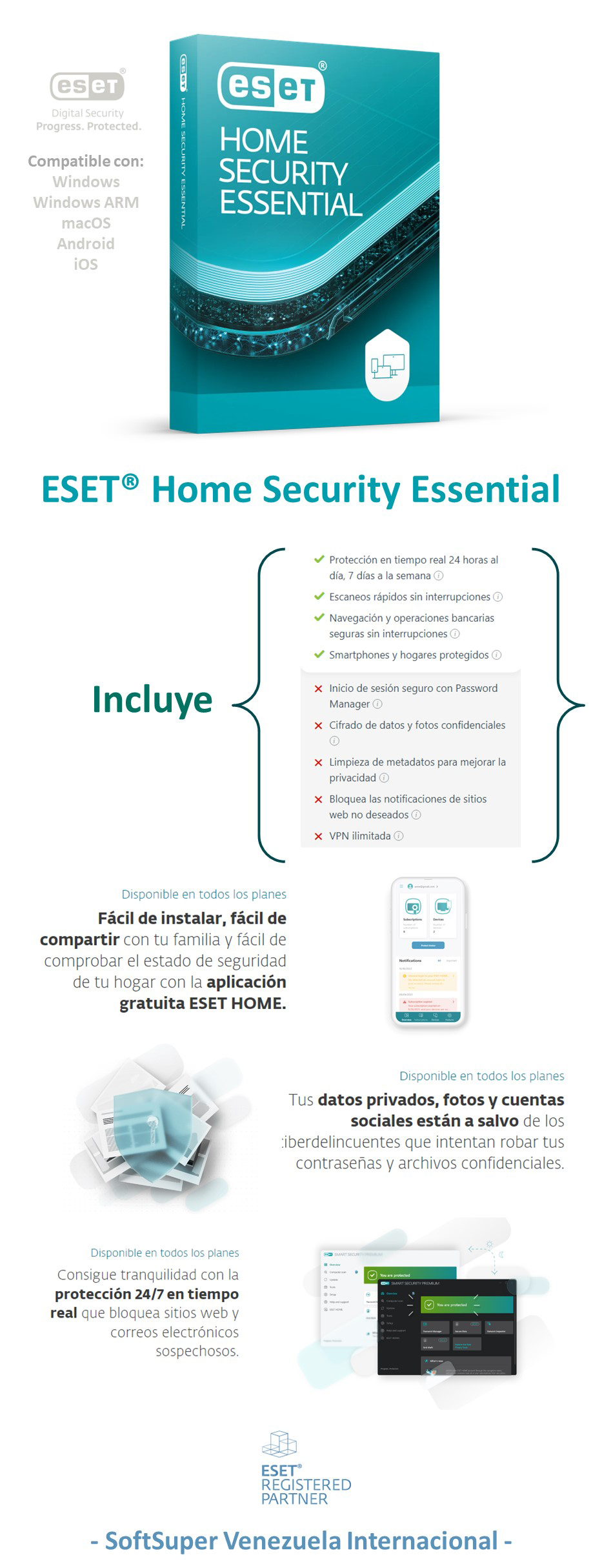 ESET Home Security Essential 5 Dispositivos 1 Año