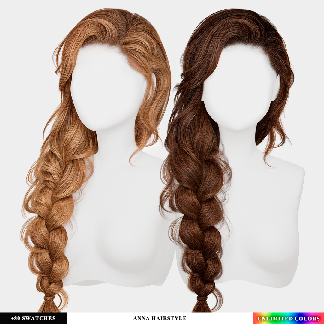 Epic Hairstyles: Lari, Janna, Monna, Anna & Utopia - TS4 Rebels