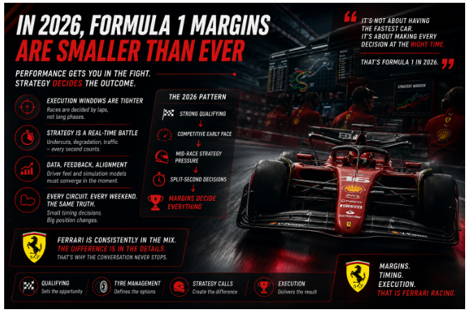 Ferrari Race Strategy in 2026: Why Margins Still Decide Everything on ...