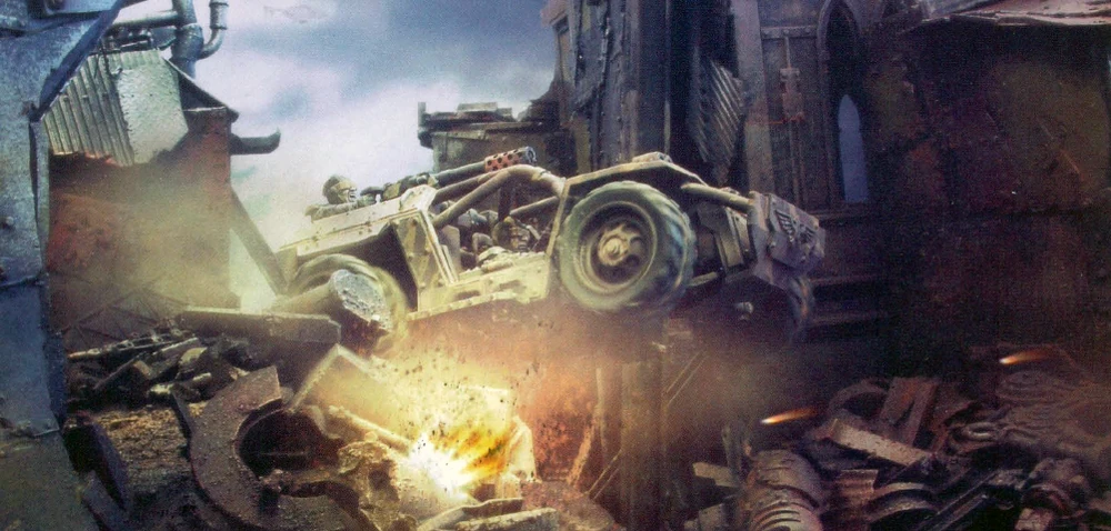 Tauros Assault Vehicle(40k) vs Warthog M12 LRV(HALO) vs M102 FRV ...