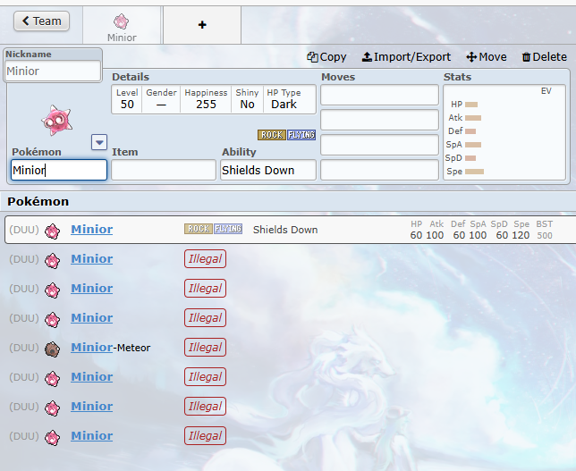Needs Triage - Bug Report - Teambuilder | Smogon Forums