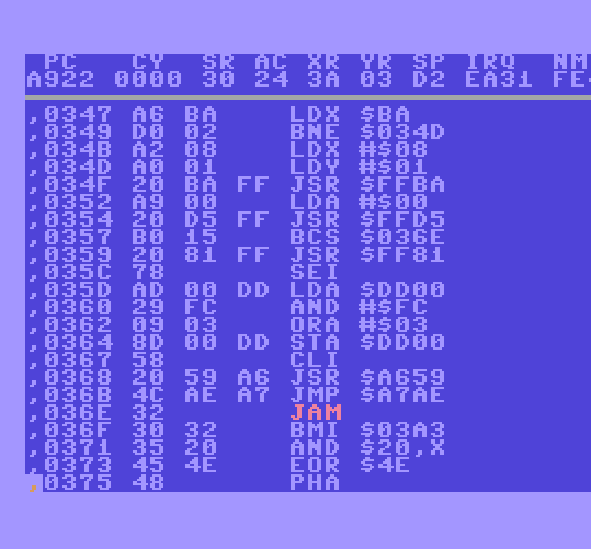 Help : Loading Basic file via 6502 - Commodore 64 - Lemon64 - Commodore 64