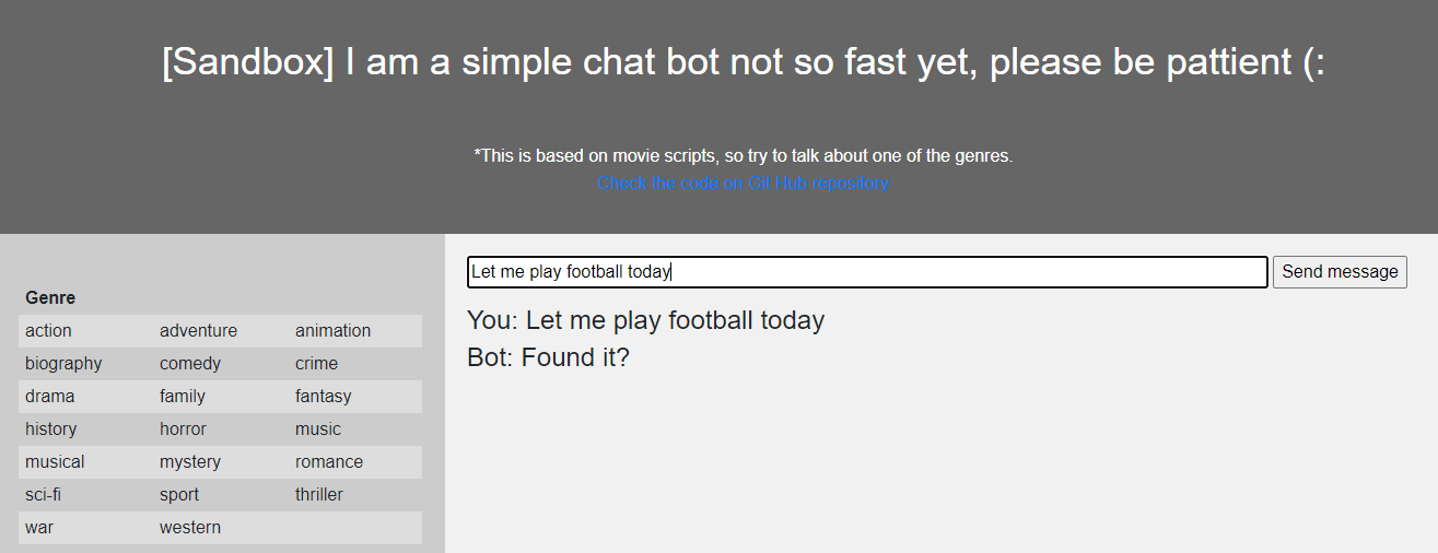 GitHub - douglasdcm/chatbot_for_movies: The intention of this project ...