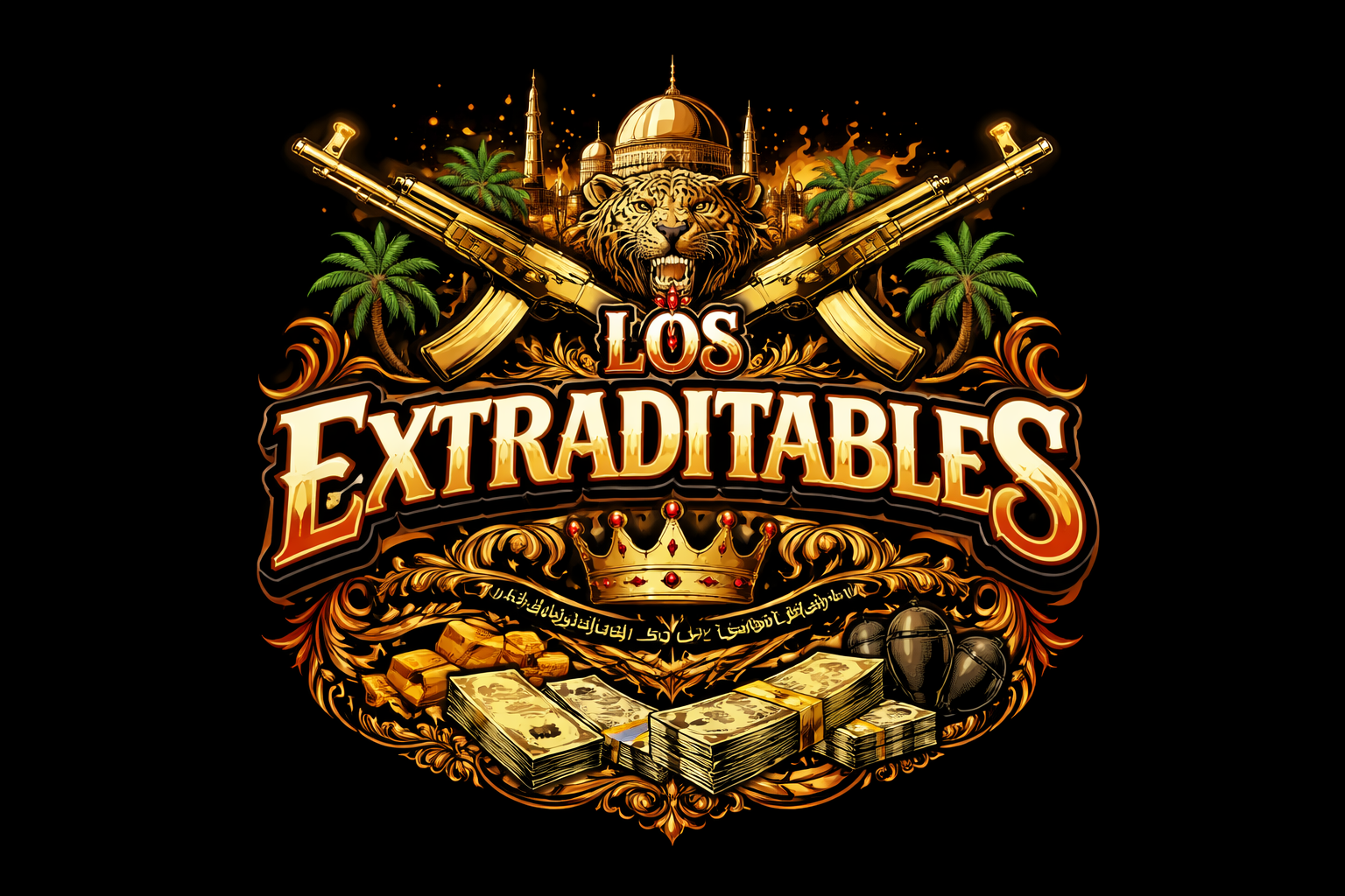 Logo de lujo Los Extraditables hosted at ImgBB — ImgBB