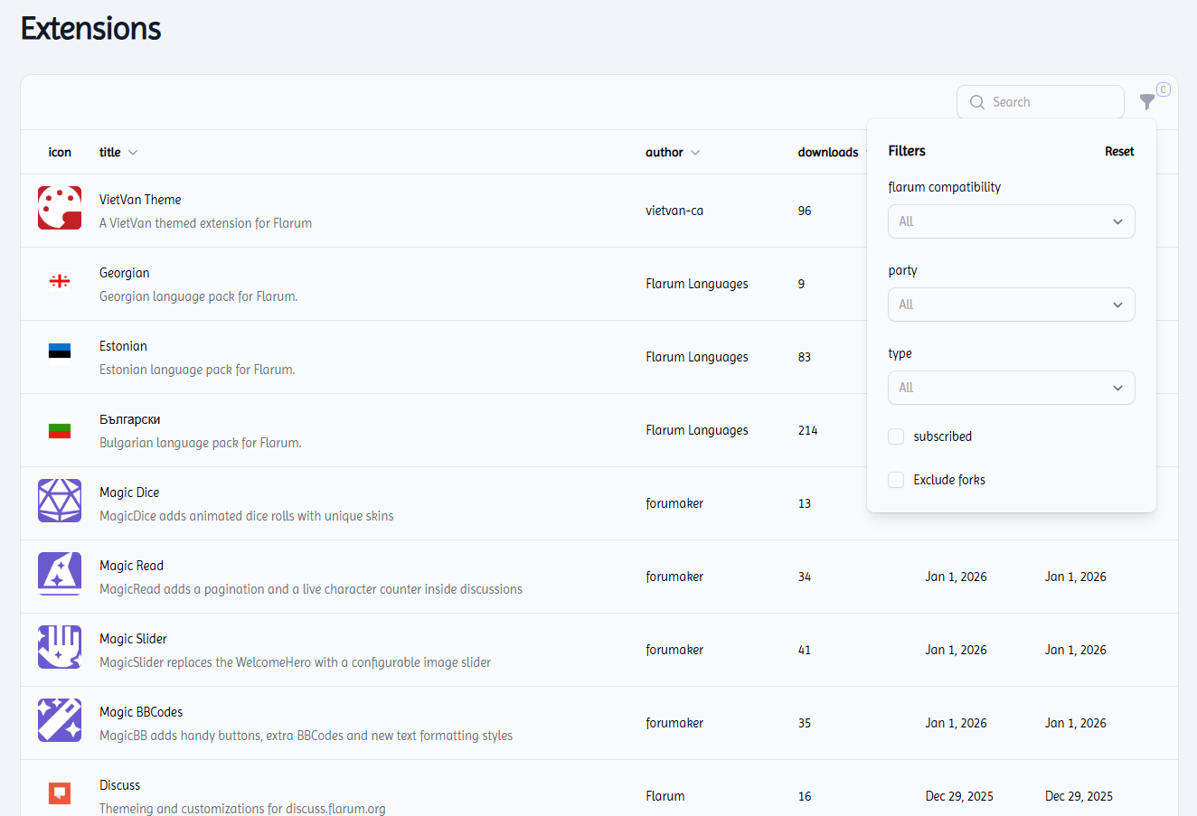 A Better Way to Discover Extensions [Prototype] - Flarum Community