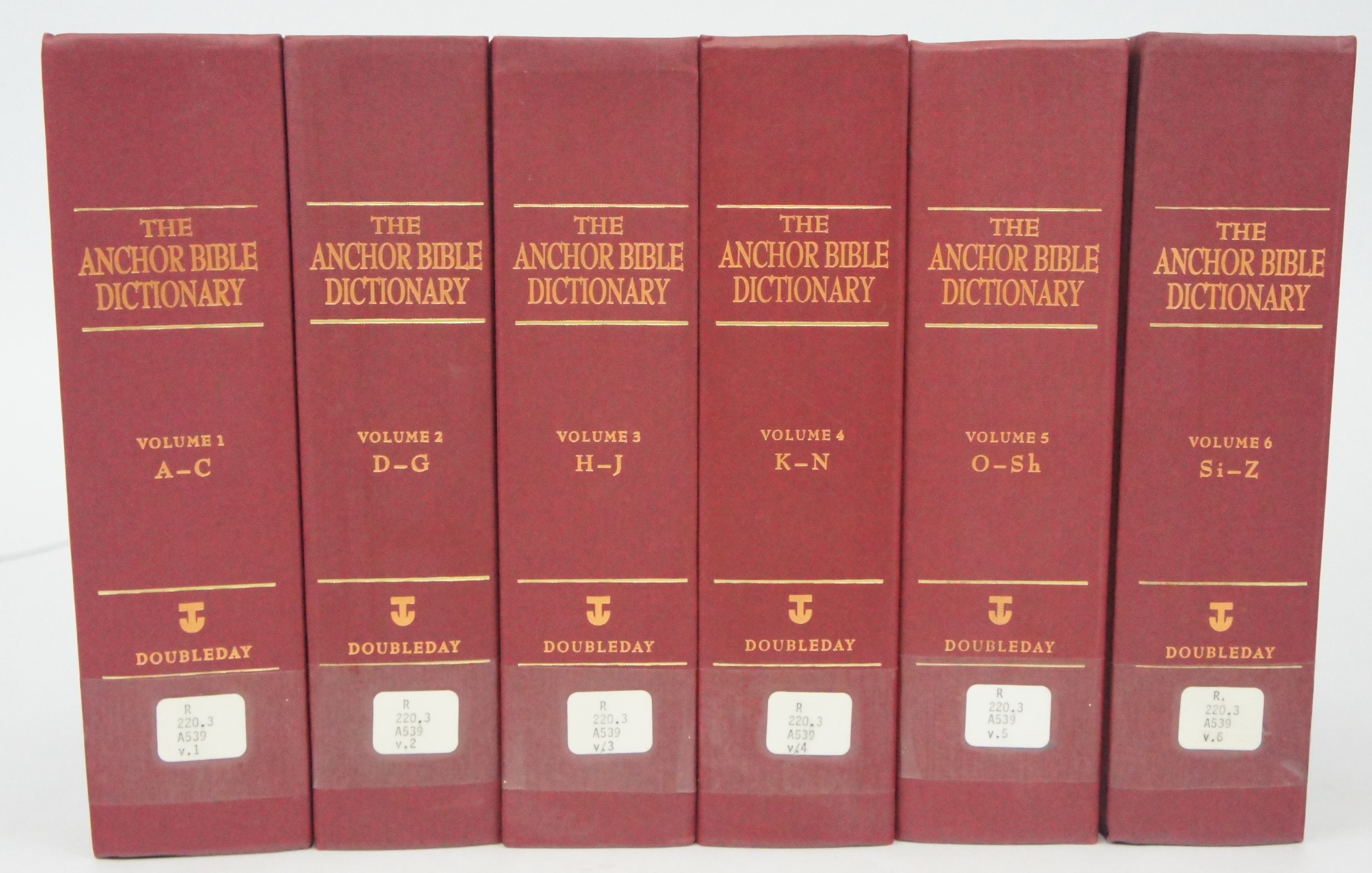 The Anchor Bible Dictionary Complete 6 Volume Set (First Edition) | eBay