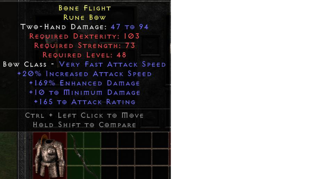 20 Ias 169ed 10 Min Rune Bow - Topic - d2jsp