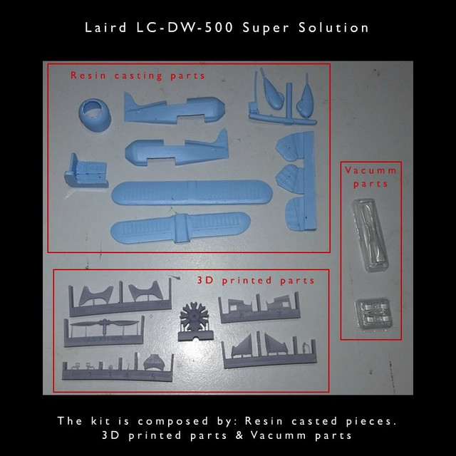 1/72 & 1/48 - Laird LC-DW500 Super Solution resin kit by Dekno Models ...