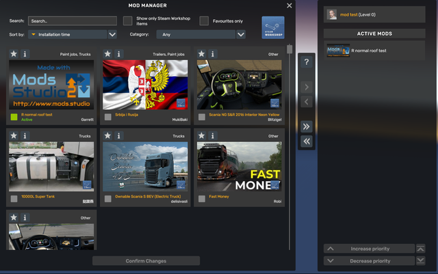 Created first mod but not showing in game? - SCS Software
