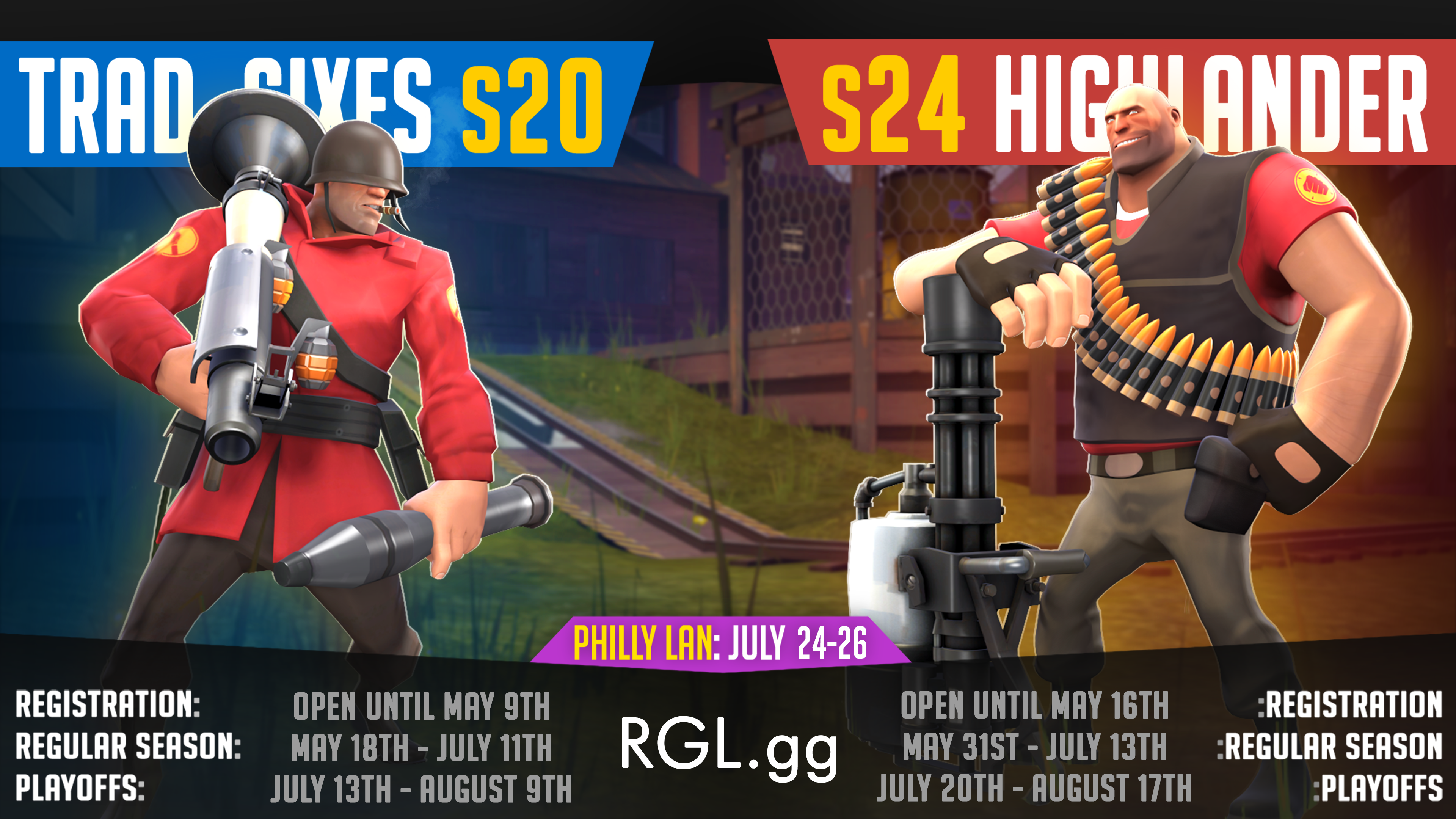 RGL Season 24: Update about NC, Updated Staff List, and Ranked Choice ...