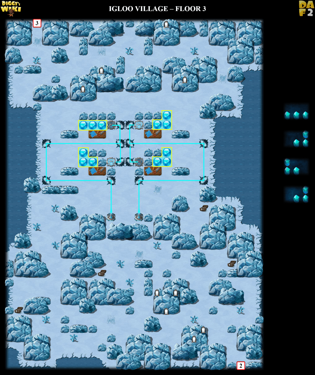 Igloo Village - Nanook - Terra - Diggy's Adventure Help