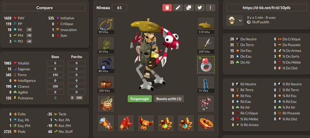 [PVM] Steamer élément BL - Forum - DOFUS, le MMORPG stratégique.