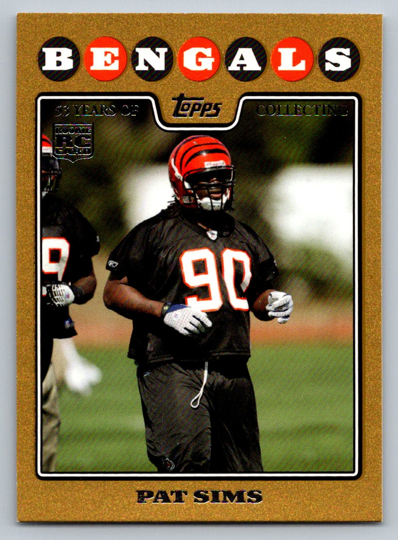 2008 Topps Gold Pat Sims 396 0681/2008 | eBay