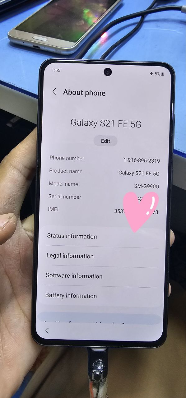 GSM-Forum - Samsung Galaxy S21 FE 5G [SM-G990u] KG Lock Remove by CHEETAH TOOL PRO