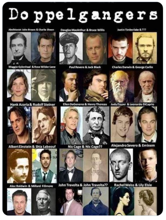Them Clones ! Whole lotta cloning goin on, Doppelgangers Historic ...
