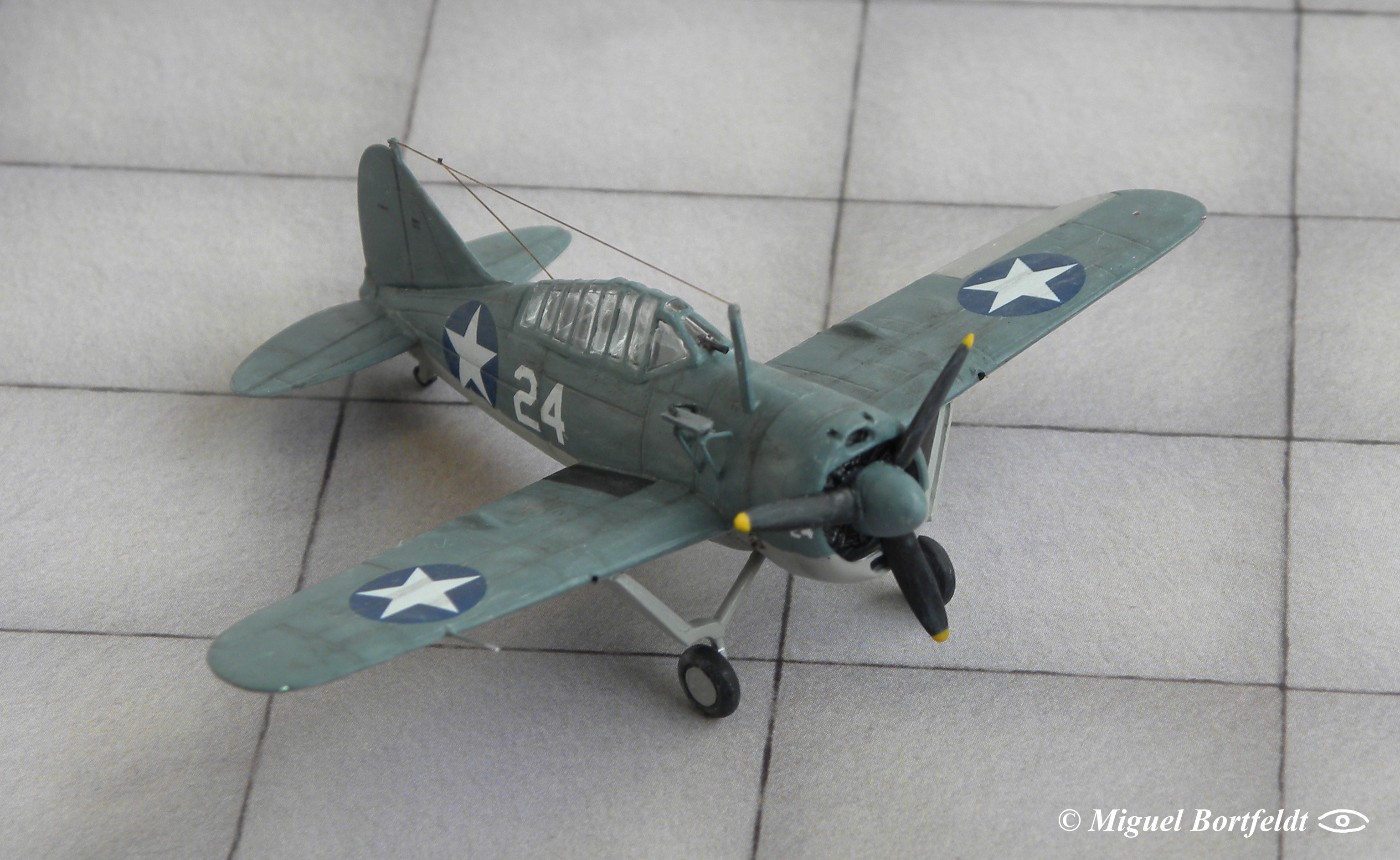Brewster F2A-2 Buffalo - US Navy trainer - Ready for Inspection ...