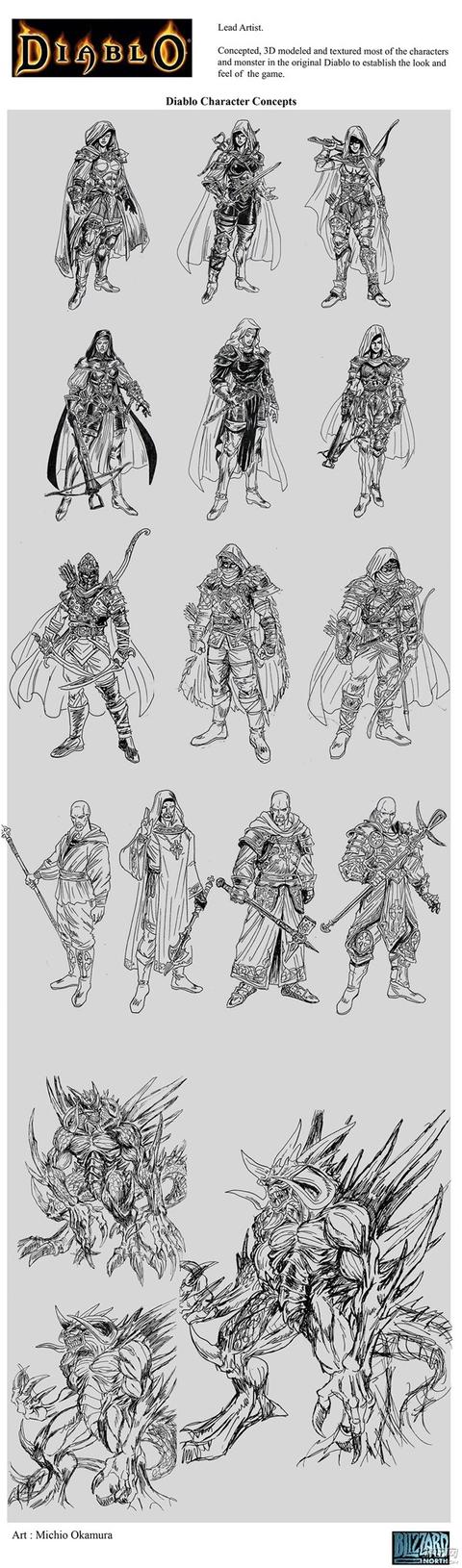 A bunch of art from the Diablo 2 character artists - General Discussion ...
