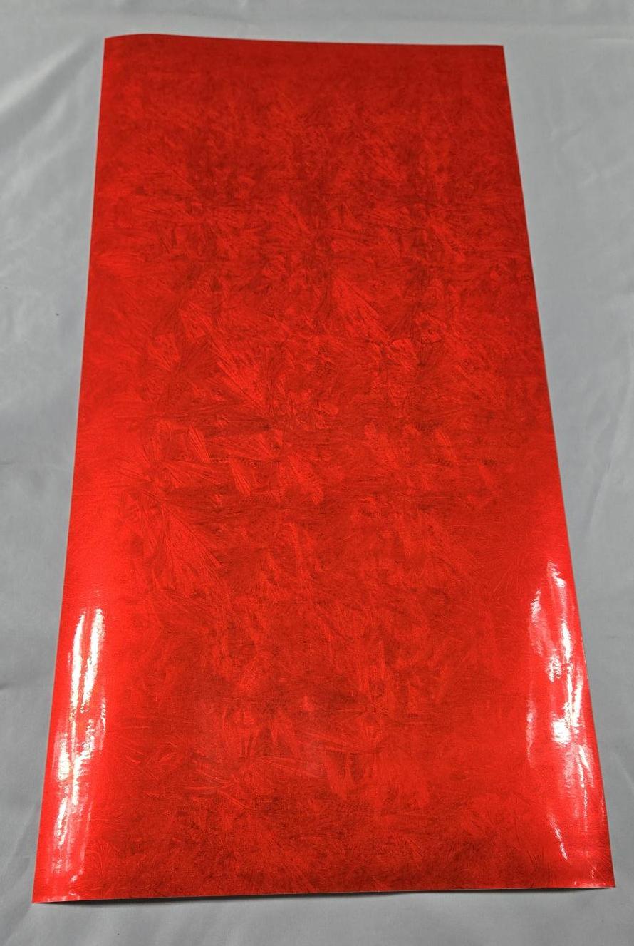 24" x 10 foot Fluorescent Red Galvanized