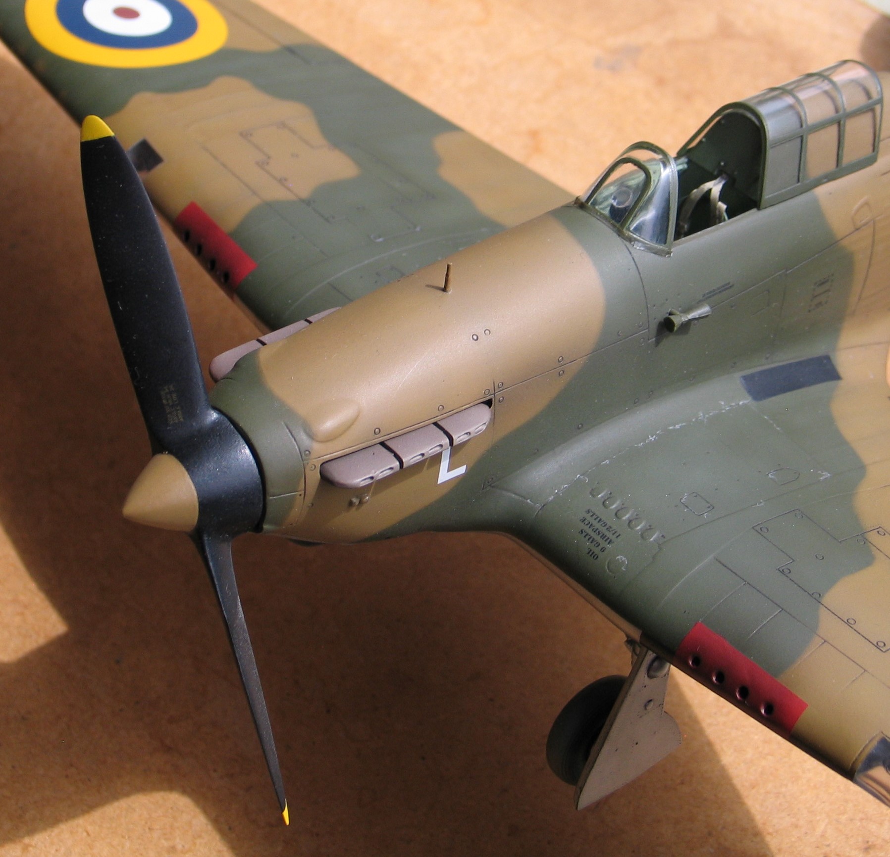 Finished *** 1/32 Pacific Coast Models Hawker Hurricane Mk.1 Early ...