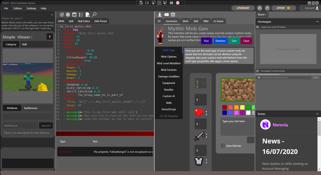 MMGen - Mythic Mob GUI | SpigotMC - High Performance Minecraft Software