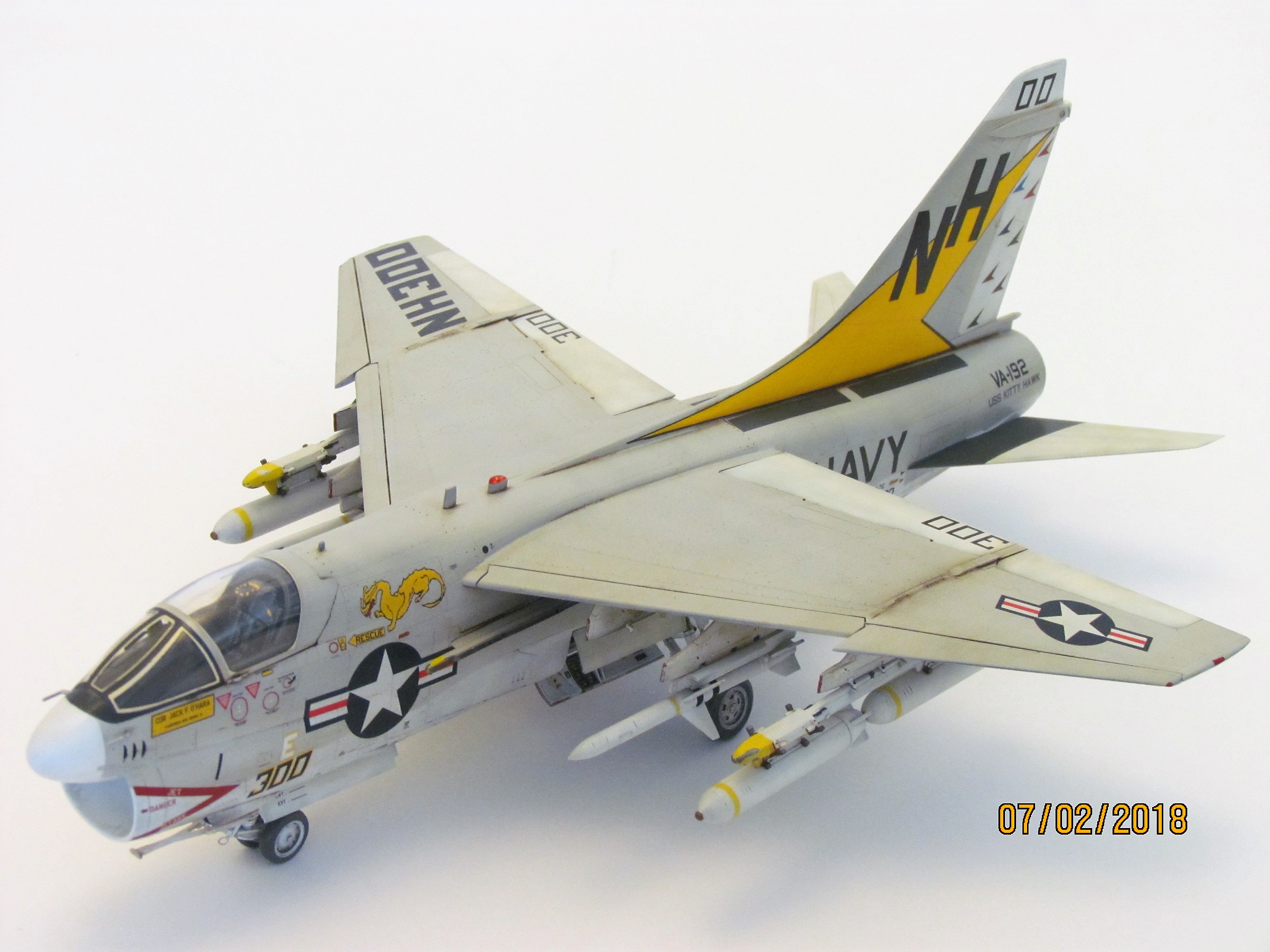 A-7E VA-192 Golden Dragons - Last Vietnam cruise 1972 - Ready for ...