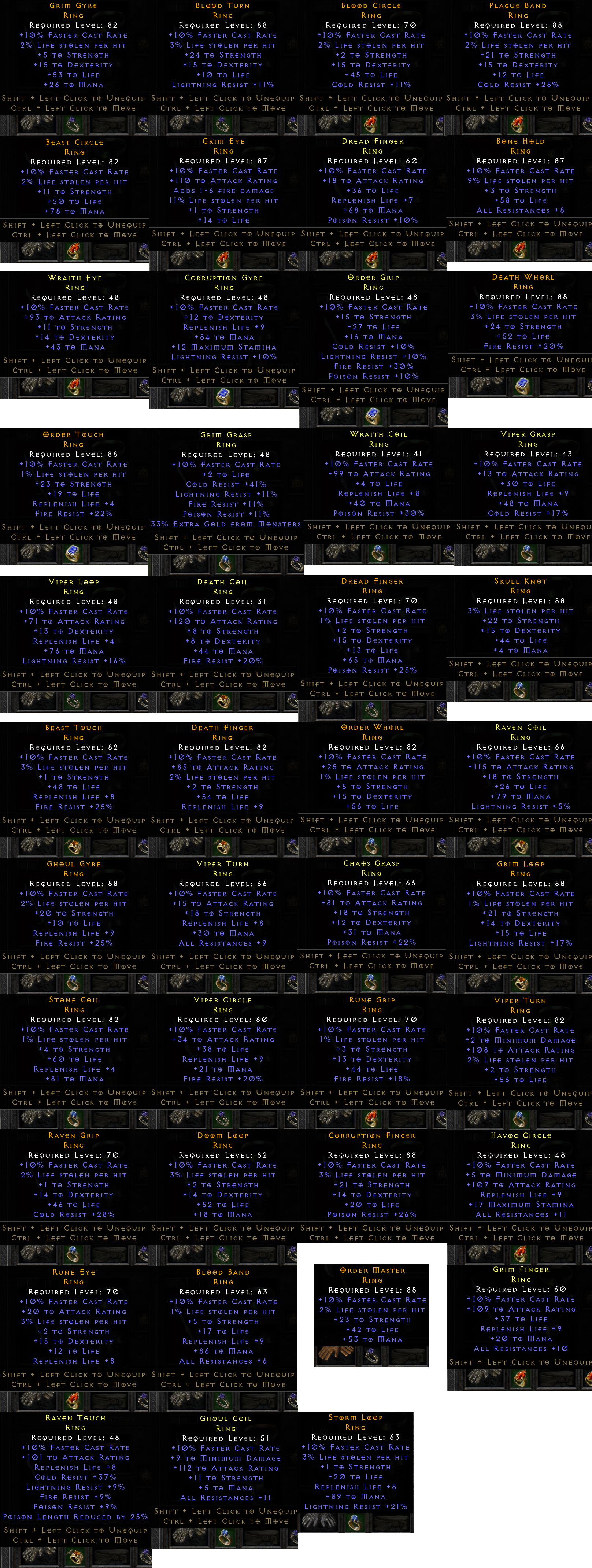 Few Gg Smiter Rings - Topic - d2jsp